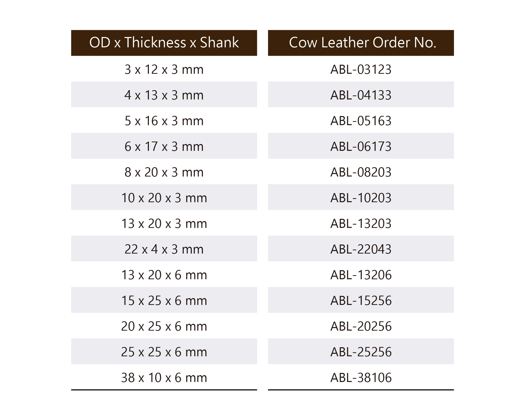 Cow Leather Elastic Grinding Pins - Products - MIRACLE